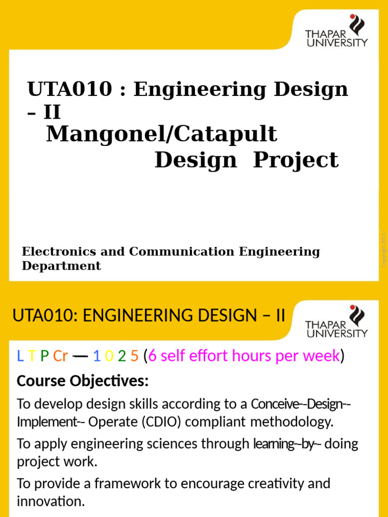 Uta010 Lectrure 1 Intro To Project | PDF