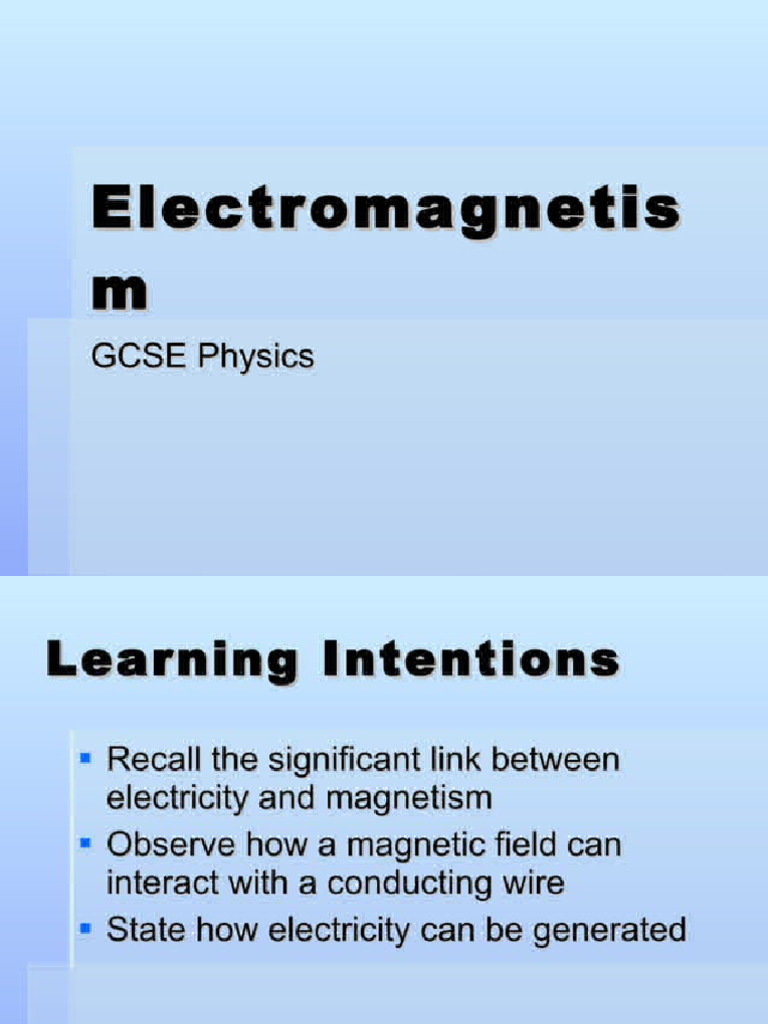 Electromagnetics | PDF