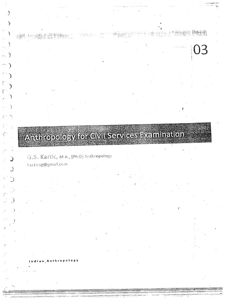 Anthropology by Brain Tree Part 3 | PDF