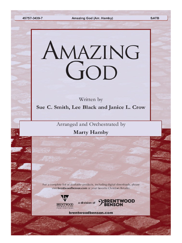 Amazing God | PDF