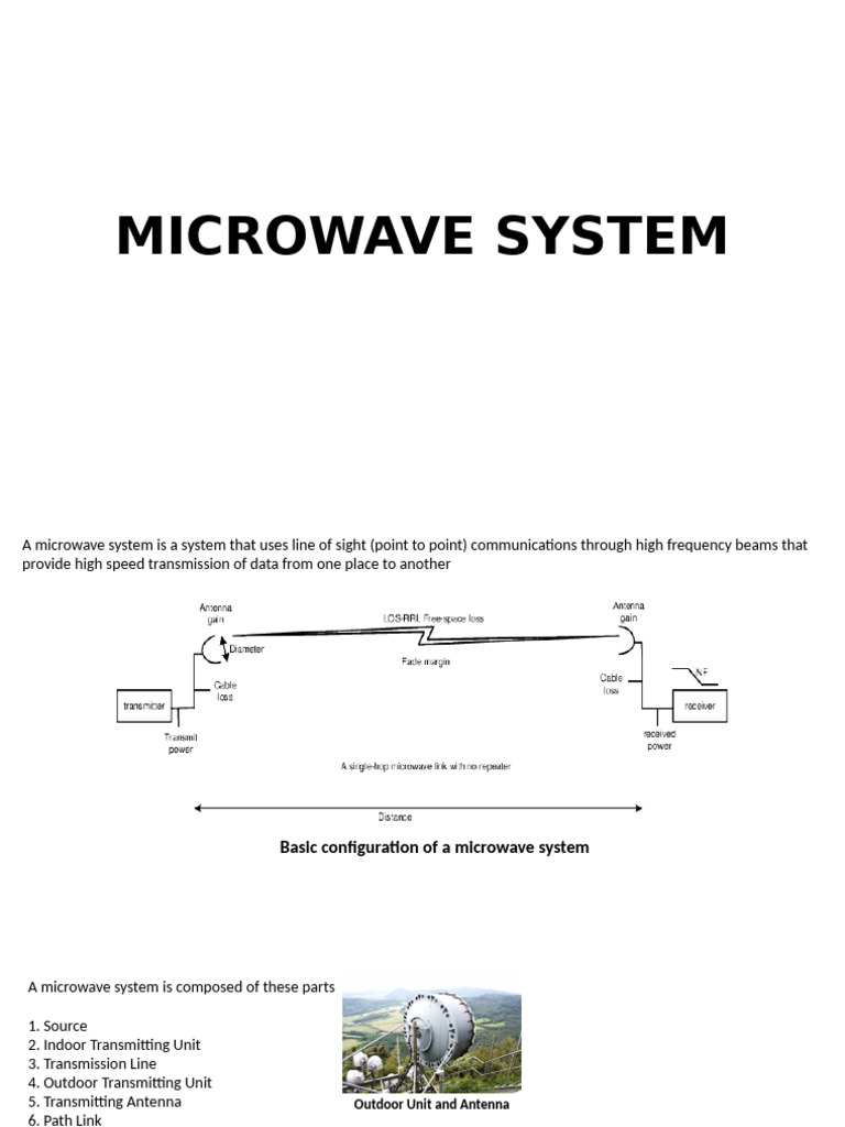 MICROWAVE SYSTEM Lecture | PDF