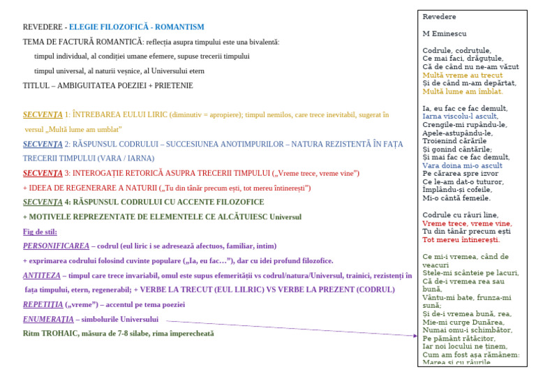 REVEDERE EMINESCUdocx | PDF