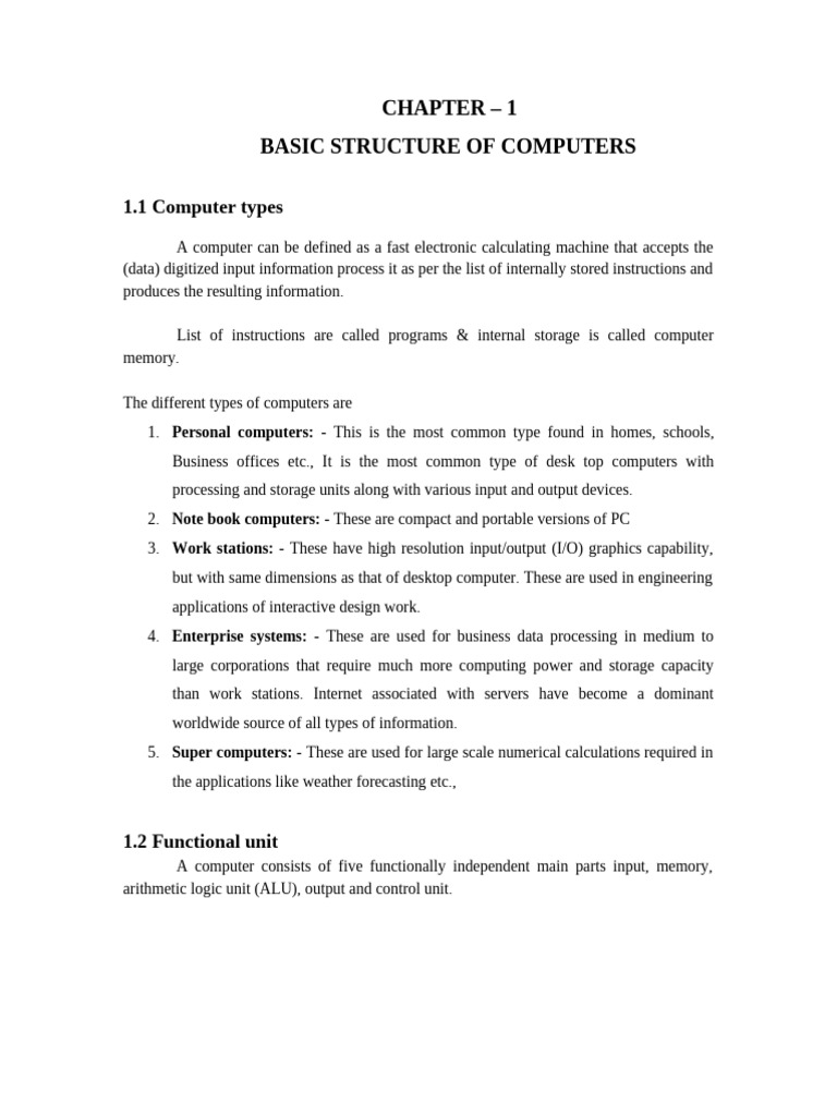 Ca Unit1 | PDF