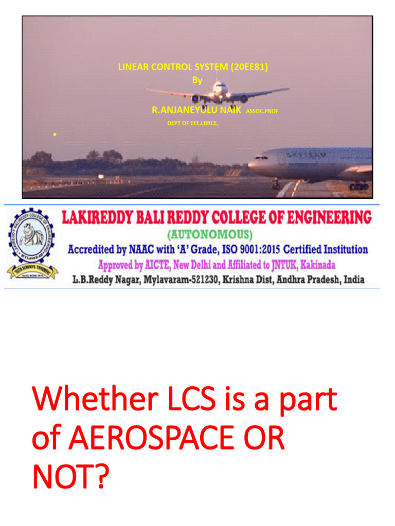 PPT-AERO_LCS-UNIT1-PART-1 | PDF