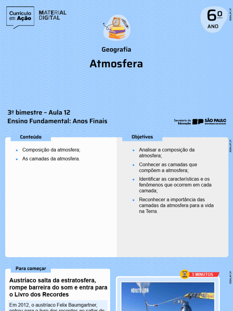 Atmosfera: Geografia | PDF