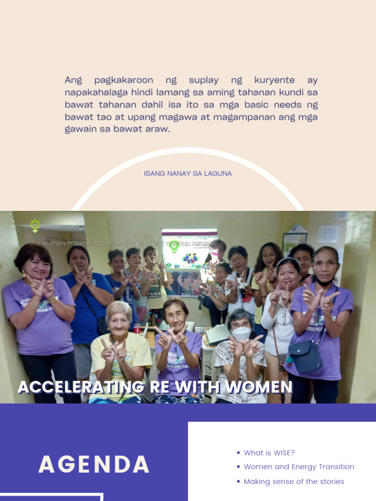 Presentation On RECongress 2023: Women in Inclusive and Sustainable ...