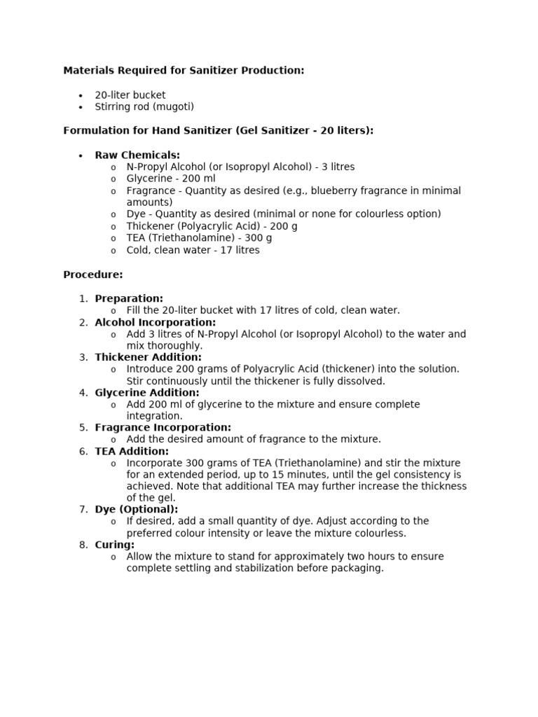 Detergent Formulation | PDF