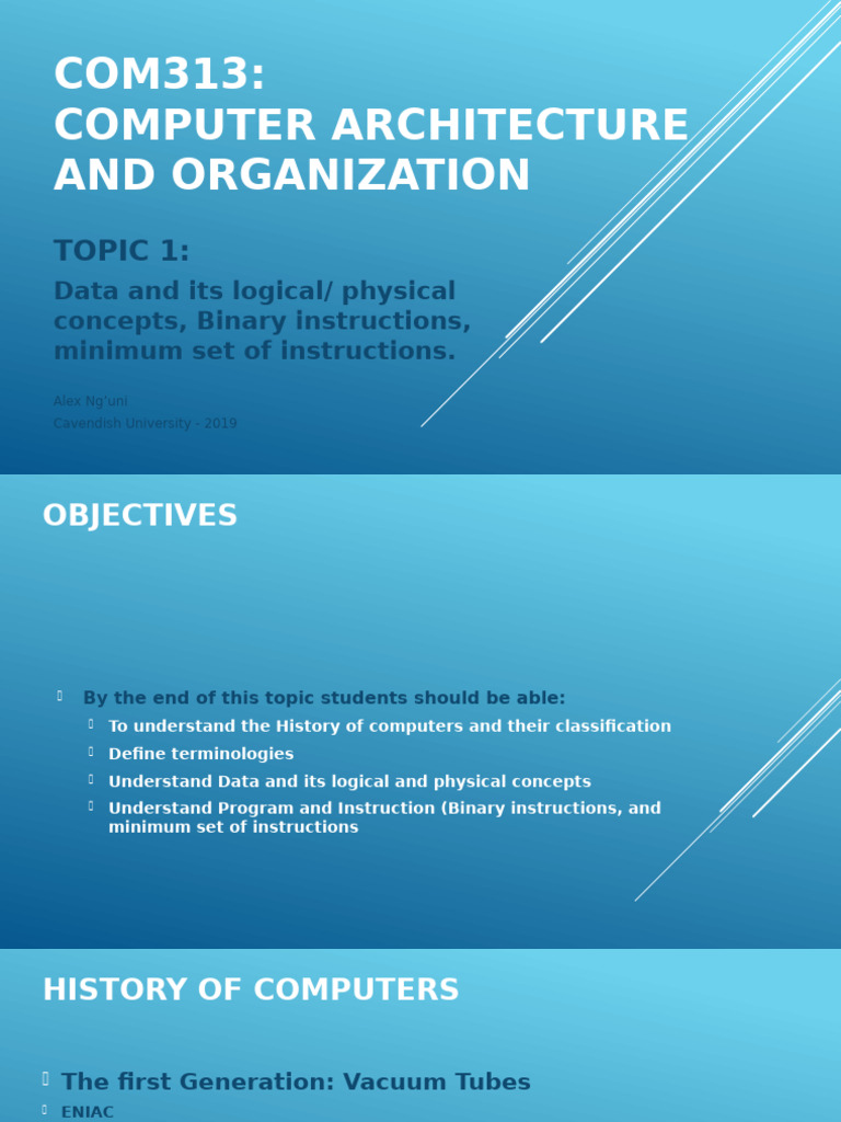COM313 Topic 1 | PDF