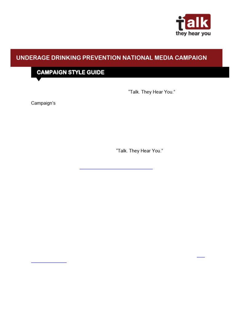 Uad Campaign Style Guide | PDF