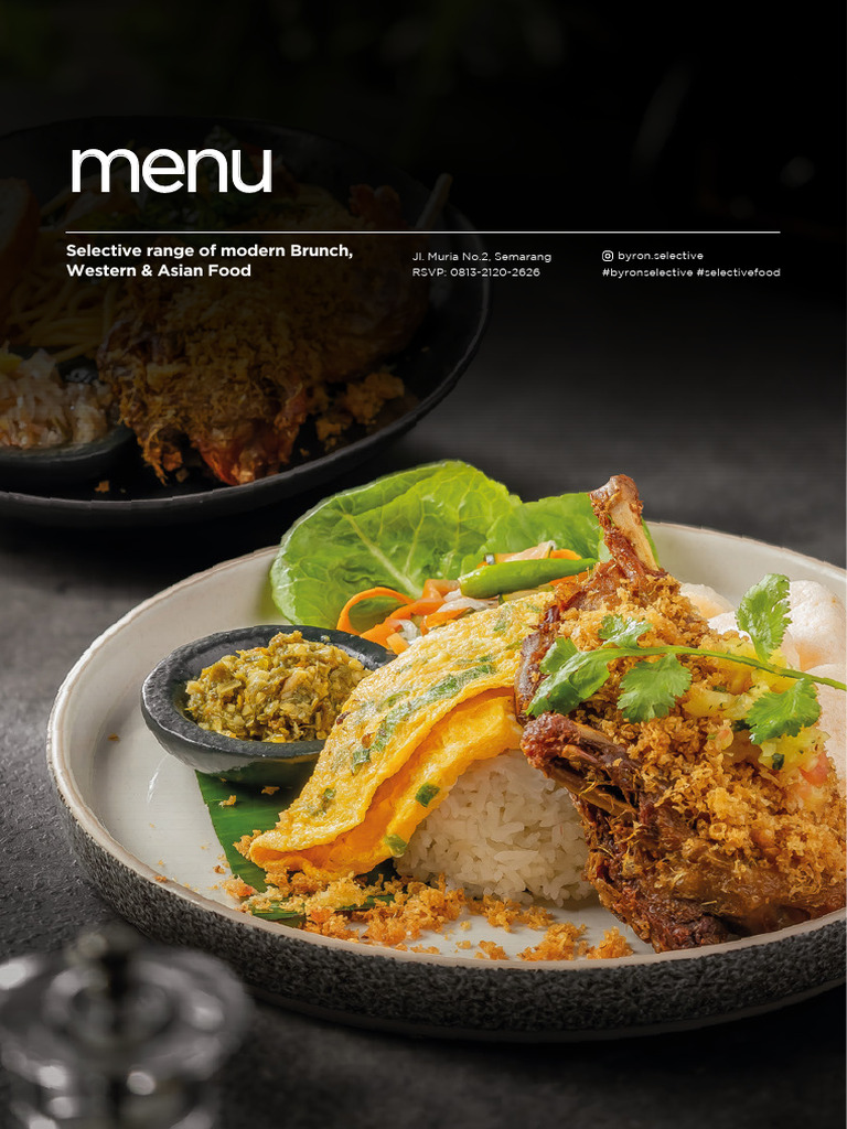 (QR) Menu Byron Semarang | PDF