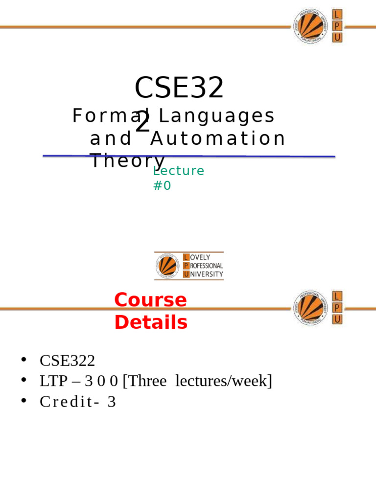 Lecture 0 CSE322 Updated 1 | PDF