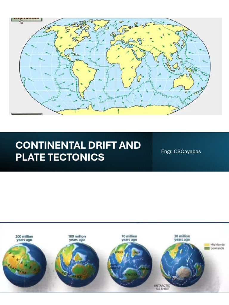 3 Continental Drift Theory | PDF