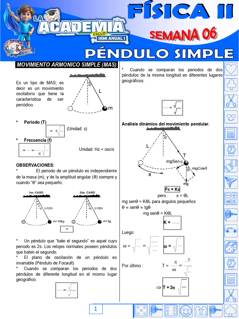 08 Péndulo Simple | PDF