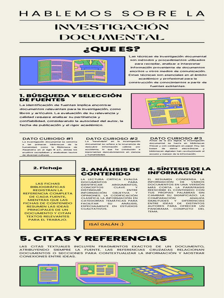 Infografía de Periódico Moderno Ordenado Colorido | PDF