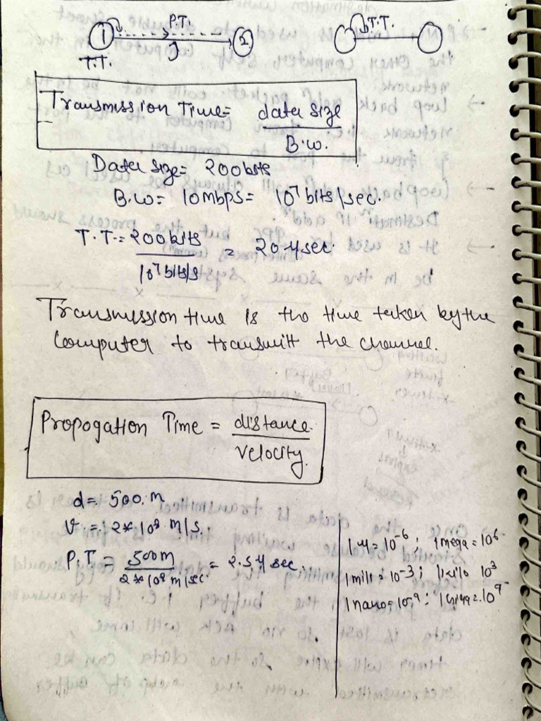 L - 3 - TT, PT, RTT, Computer Network | PDF