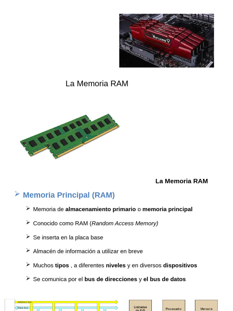 1.4. La Memoria RAM | PDF