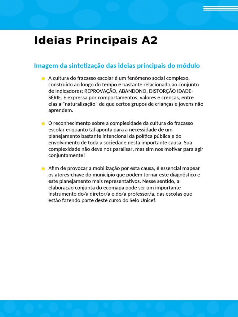 DescriÃ Ã o Da Imagem - Ideias Principais A2 | PDF