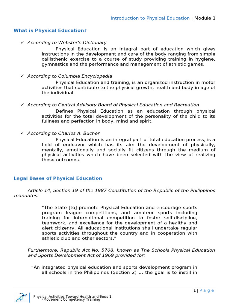 PATHFIT-1-MODULE-1 | PDF