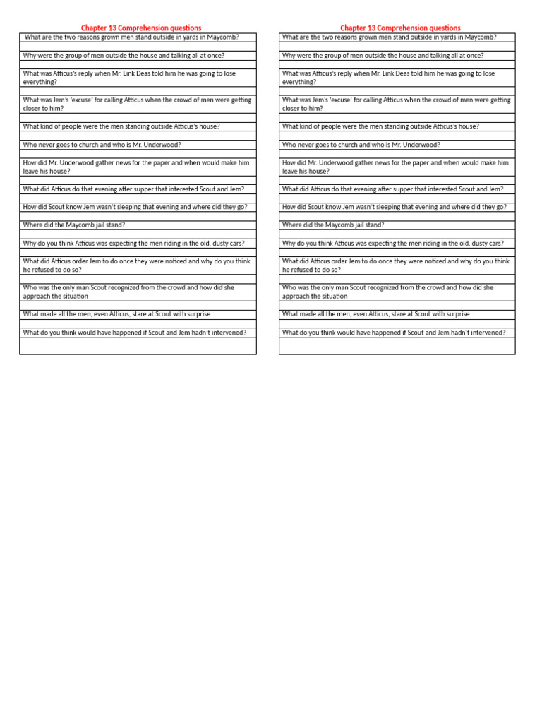 Chapter 13 Comprehension Questions Pdf