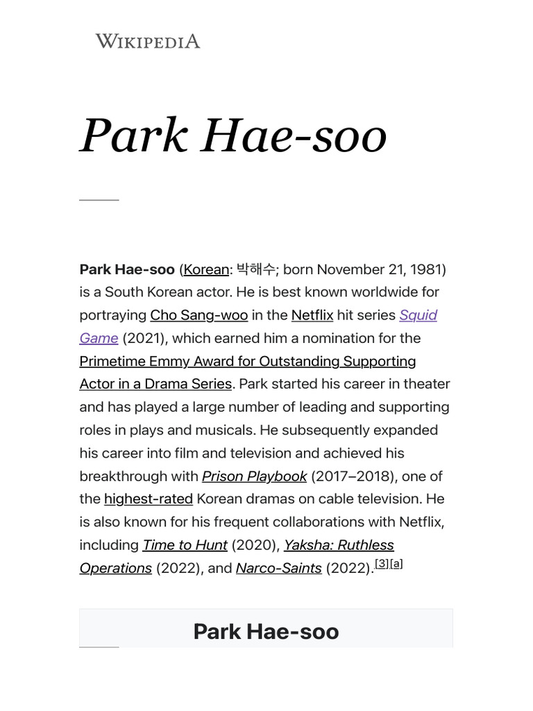 Park Hae-So | PDF