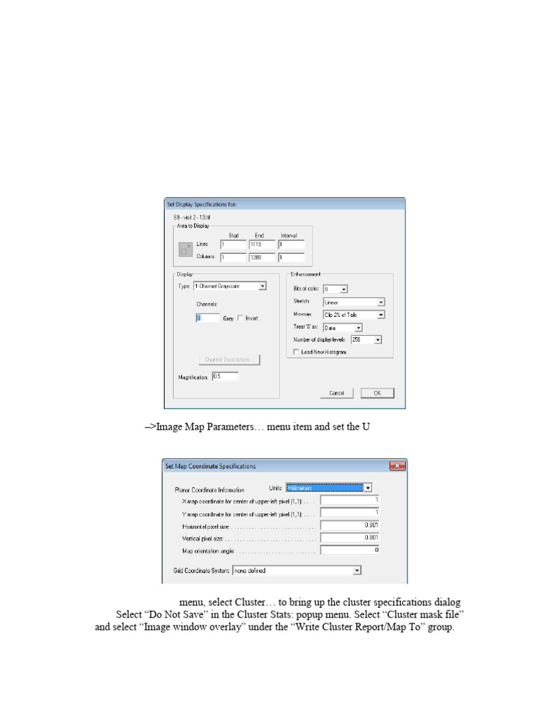 The Application of MultiSpec in Mineral Identification - Procedure | PDF