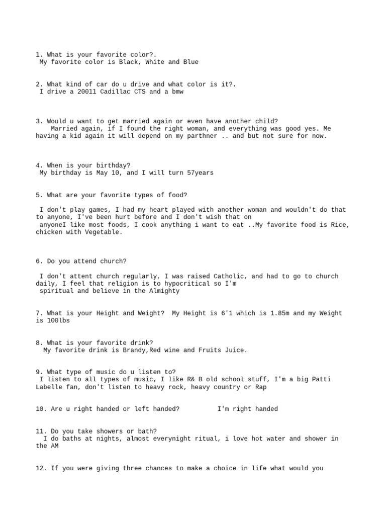 Question and Answer | PDF