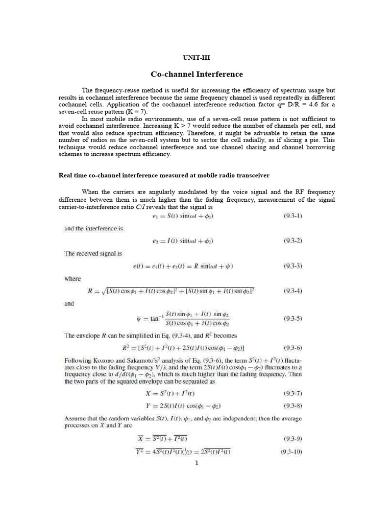 CMC - UNIT II Part1 | PDF