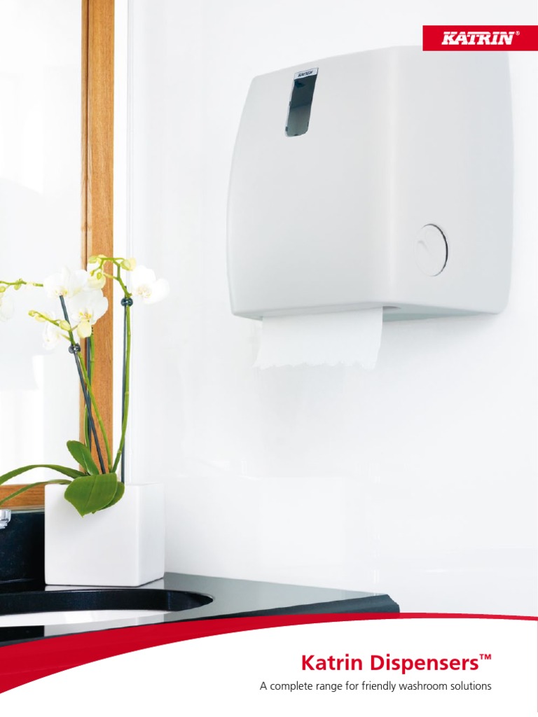 Katrin Dispenser Brochure Uk 1003 Low | PDF | Public Toilet | Hygiene