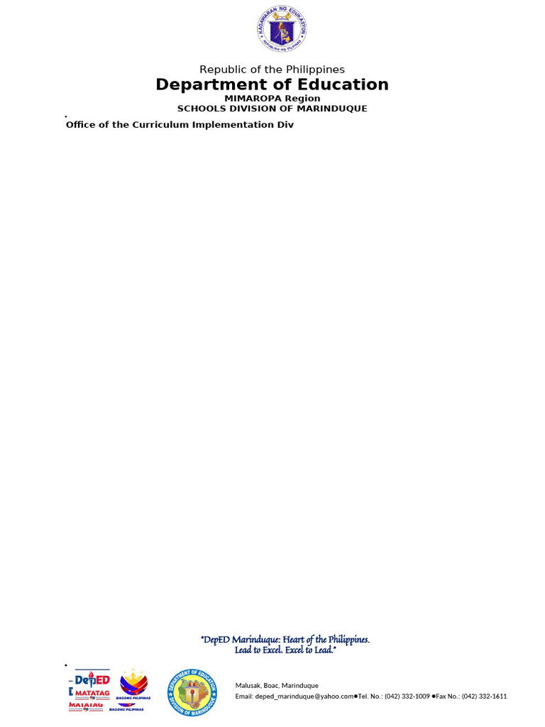 Bow Mapeh 5 Q3 | PDF