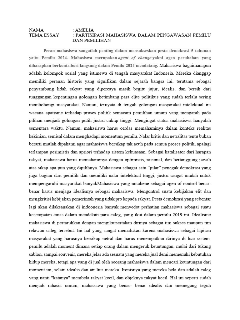 Esay p2p Amelia | PDF