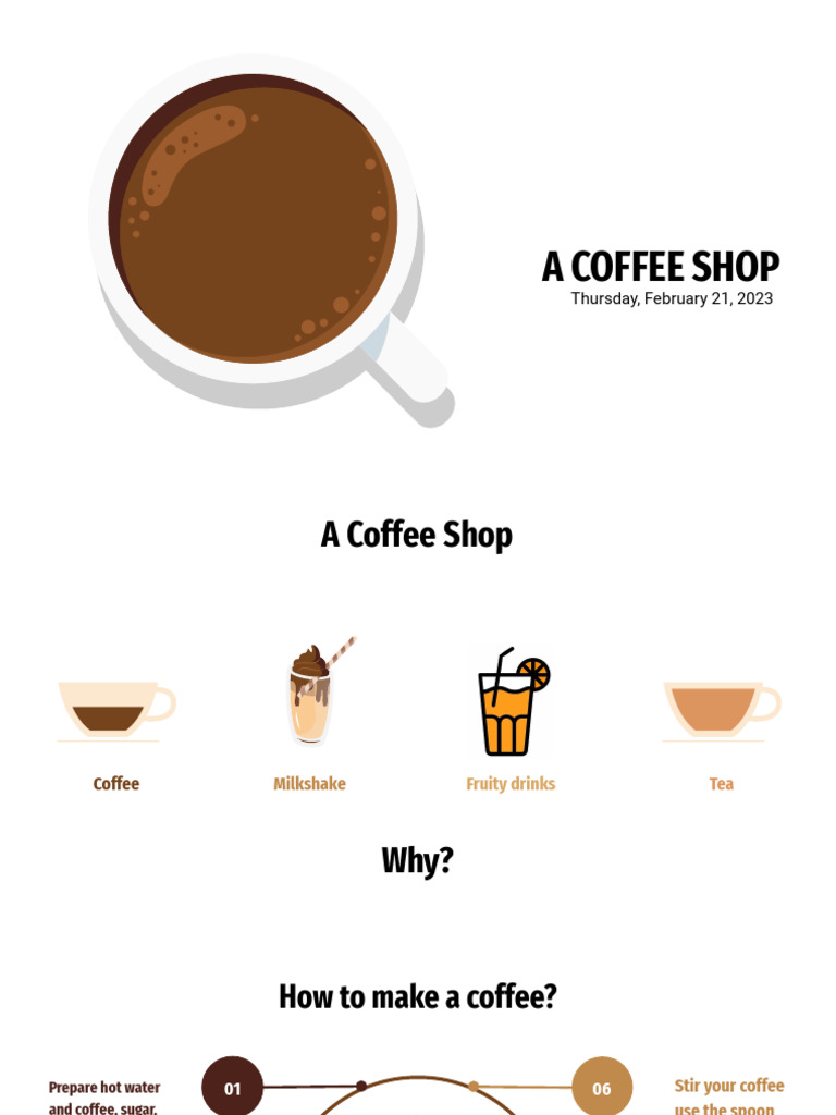 A Coffee Shop | PDF
