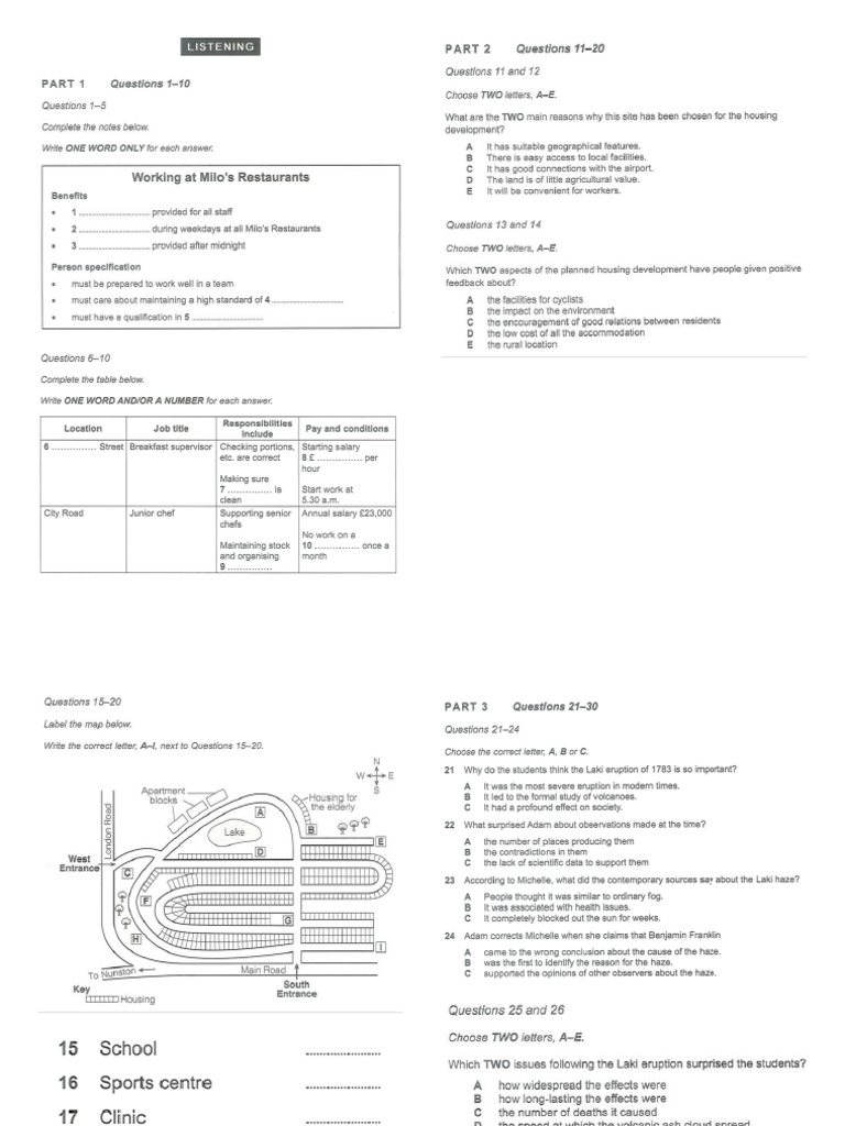 Practice 2 IELTS Preparation Test | PDF