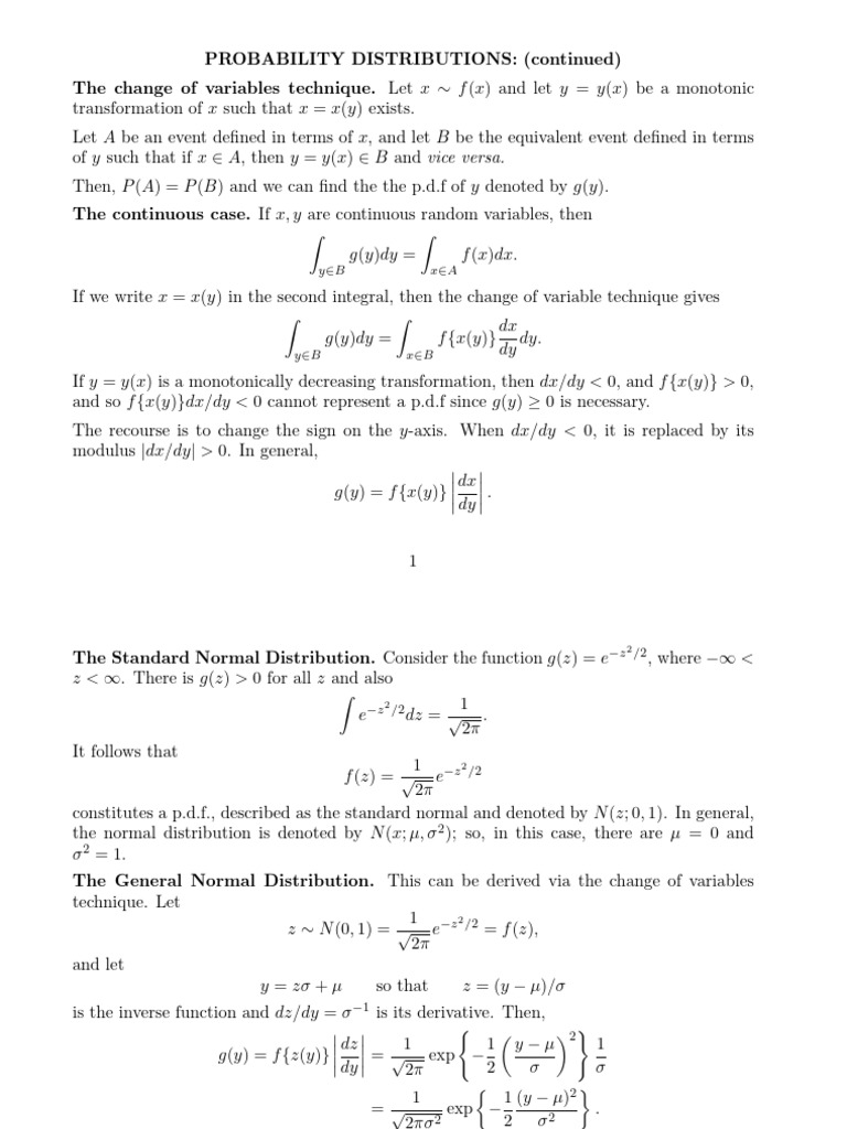 Probability Distribution | PDF