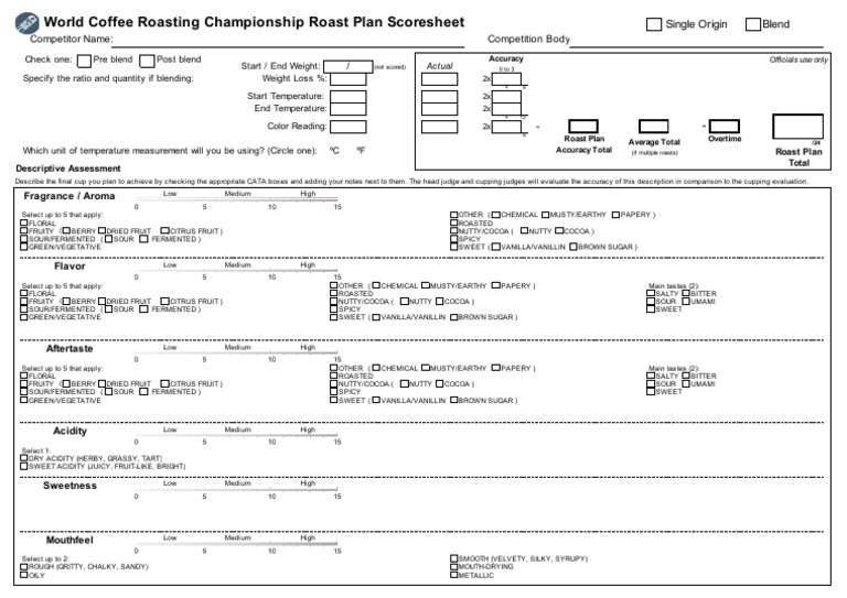 2023 WCRC Roast Plan | PDF
