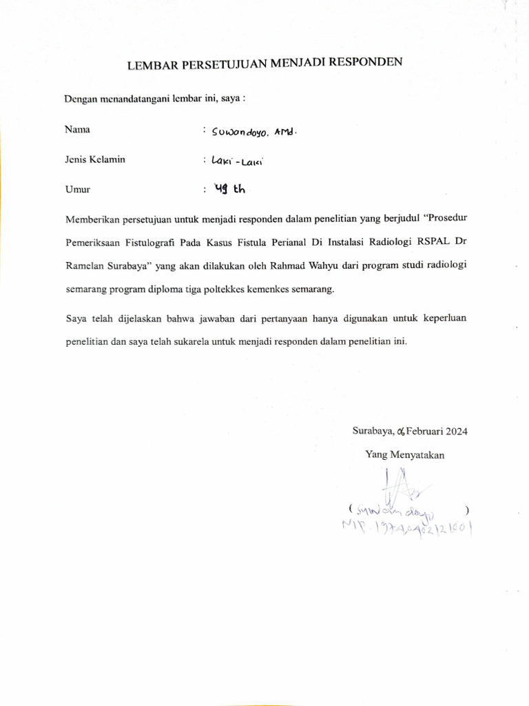 Sur. Pak Suwandoyo | PDF