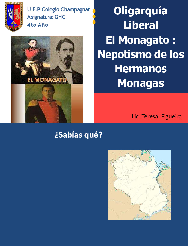 OLIGARQUÍA LIBERAL O MONAGATO - lOS HERMANOS MONAGAS 2022 | PDF