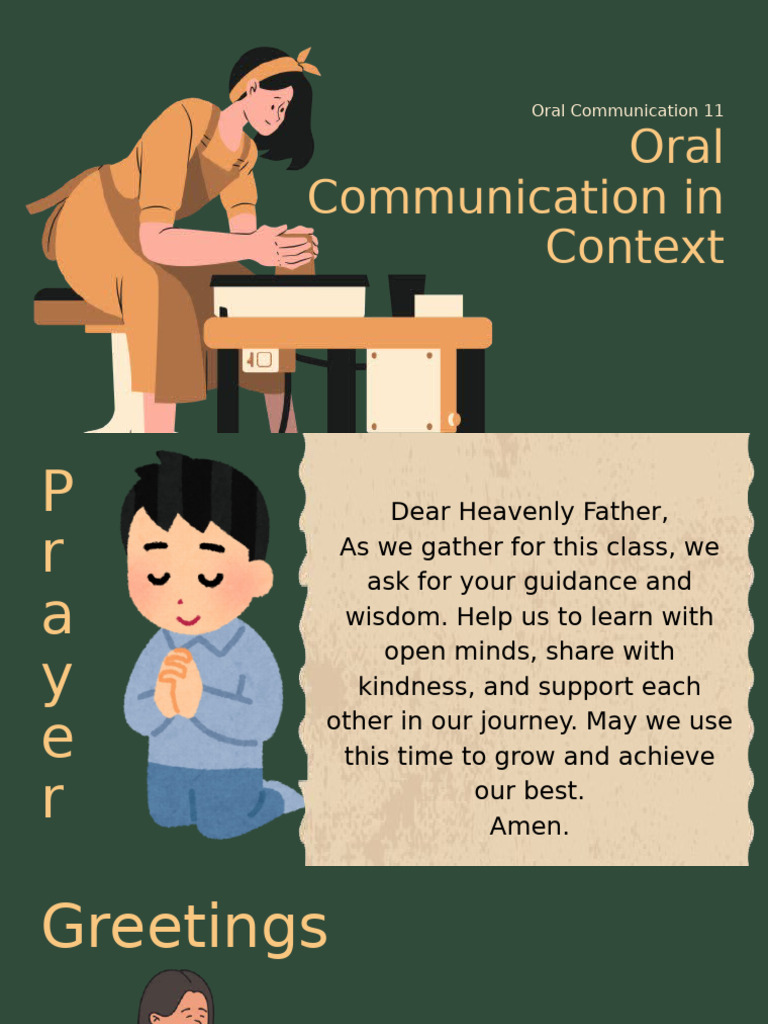 Oral Communication Activity | PDF | Communication | Lecture