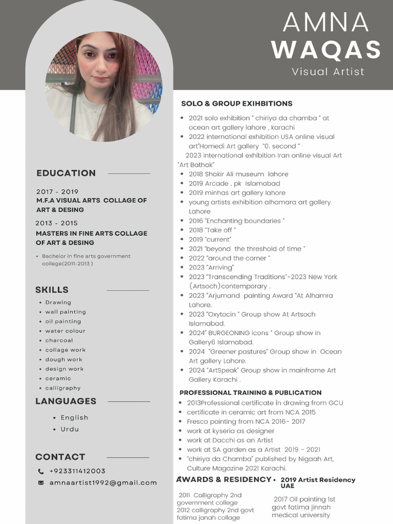 Professional Modern CV Resume PDF | PDF