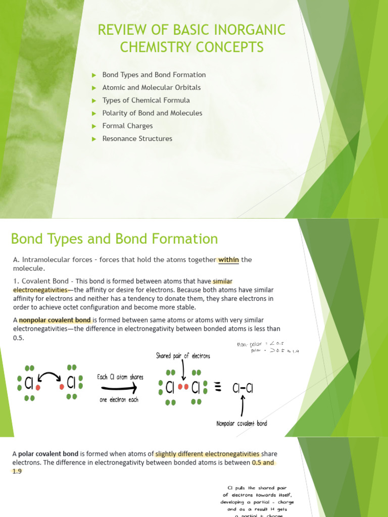 Bond Types and Bond Formation | PDF