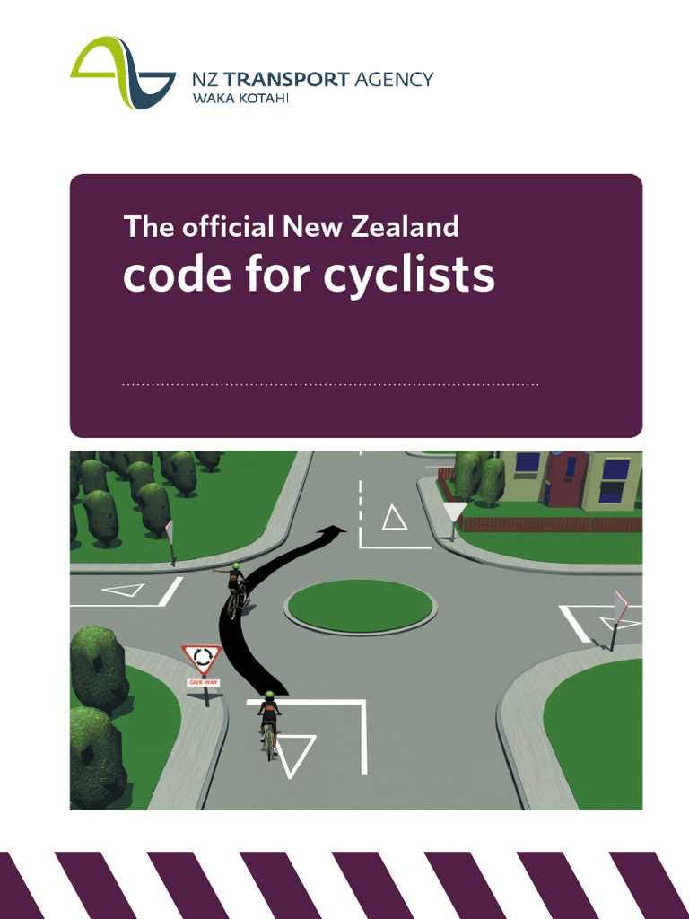 Offical Codes of Cyclists in New Zealand | PDF | Traffic | Intersection ...
