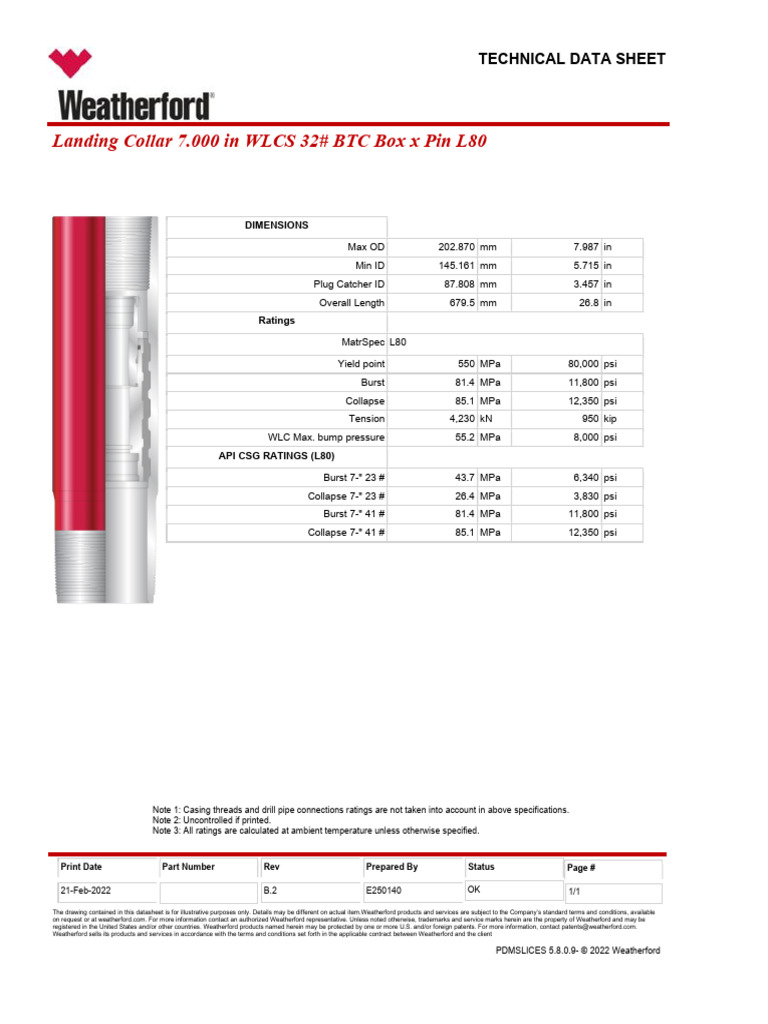 6 - Landing Collar For SWP | PDF