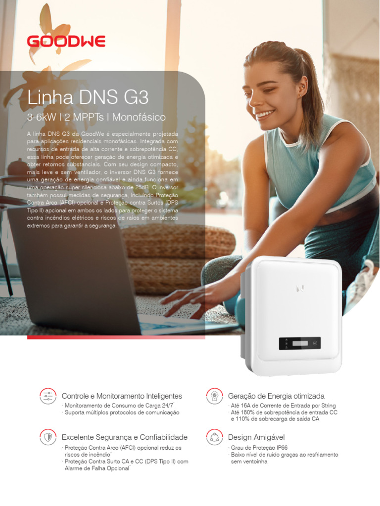 13 Datasheet Inversor Goodwe GW5000-DNS-30 | PDF