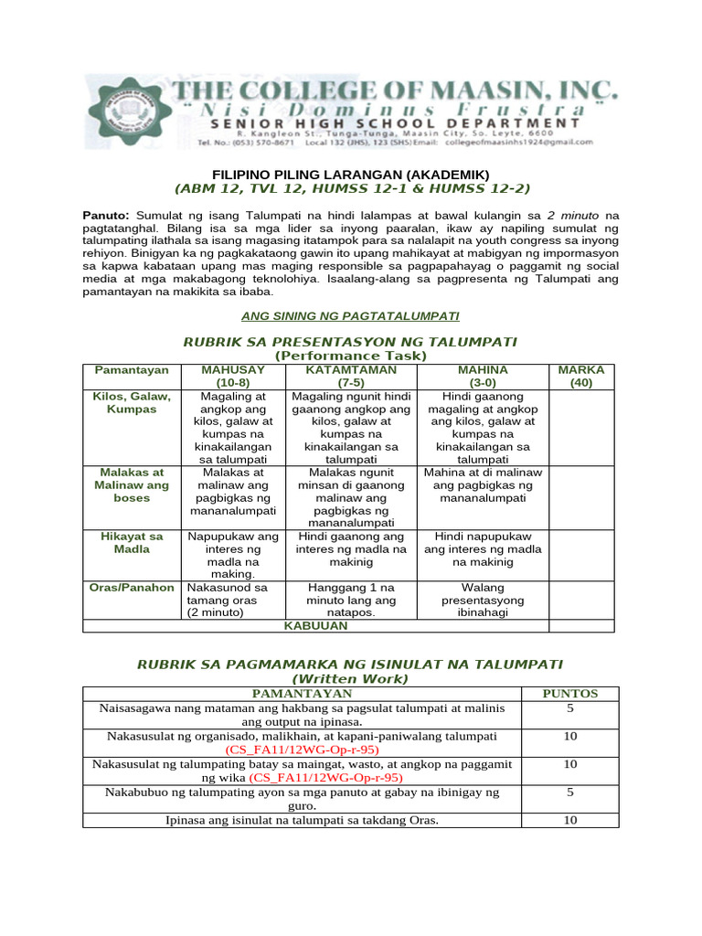 Pt-Ww-Talumpati 3 | PDF | Philippines