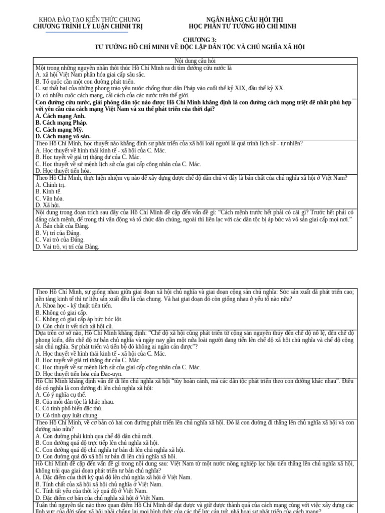 Chương 3 - CSSV | PDF