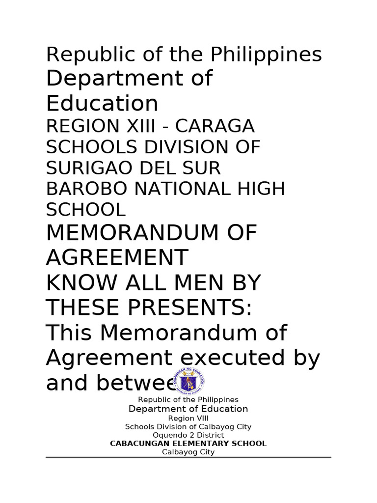 Memo Moa Brigada Pagbasa | PDF