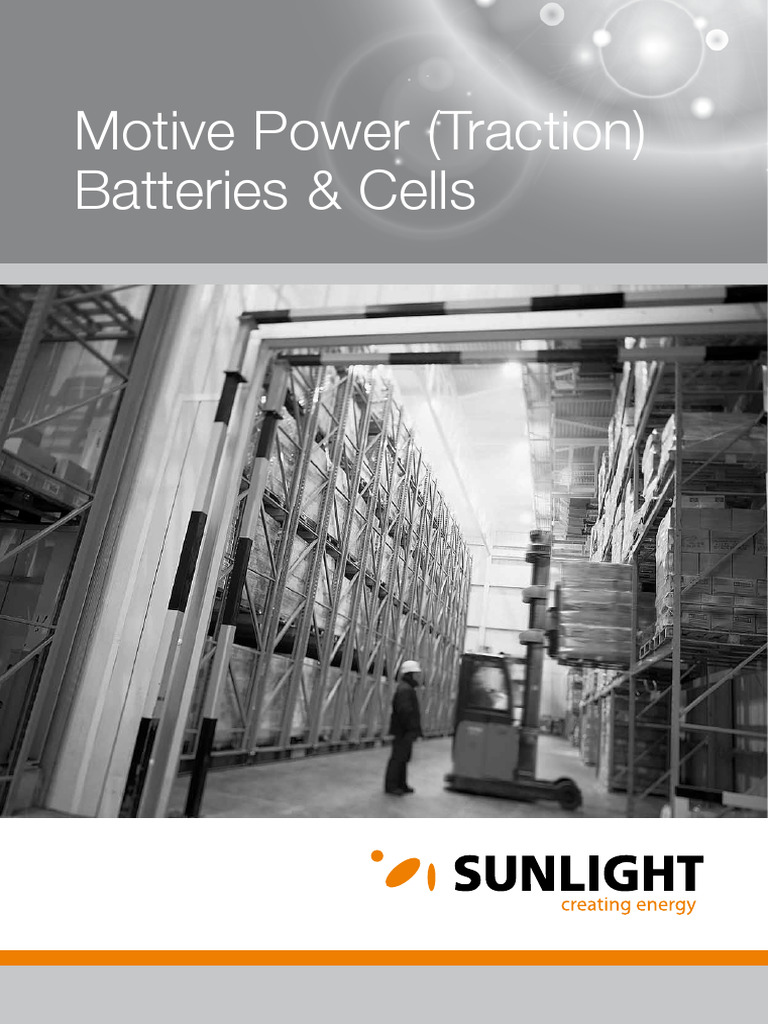 Batteries de Traction Sunlight PZS PZB 1 | PDF