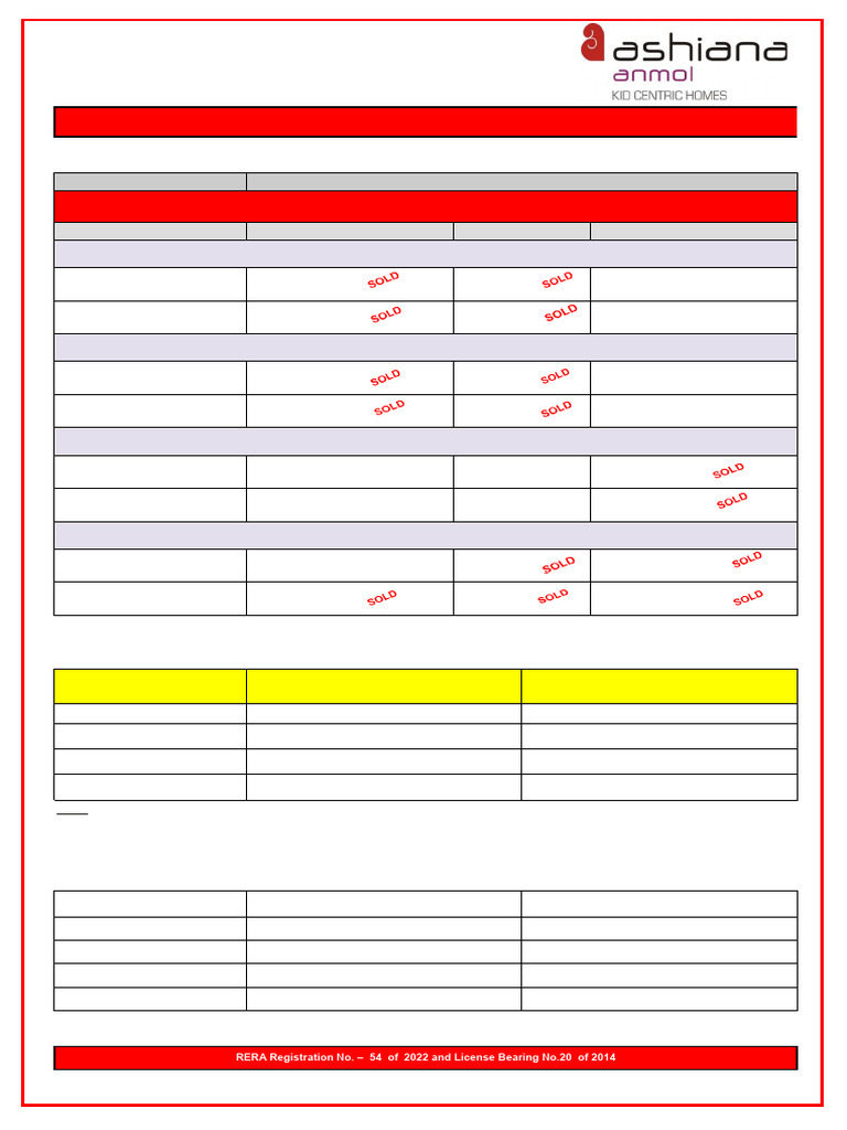 Ashiana Anmol Price List Wef 18th December 23 1702883582 | PDF