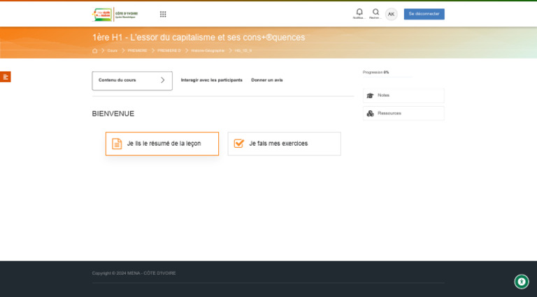 Cours - 1ère H1 - L'essor Du Capitalisme Et Ses Cons+®quences | PDF