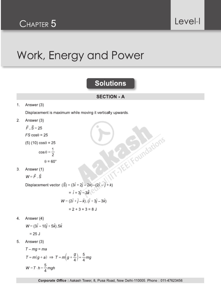 Physics Level 1 Chapter 5 | PDF
