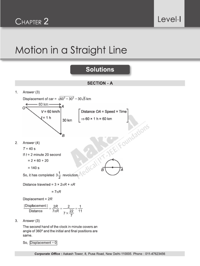 Physics Level 1 Chapter 2 | PDF